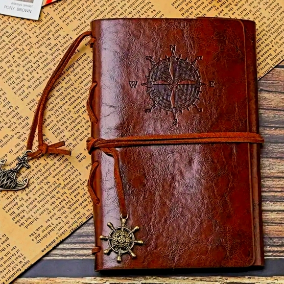 Office | Vintage Pirate Strap Notebook | Poshmark